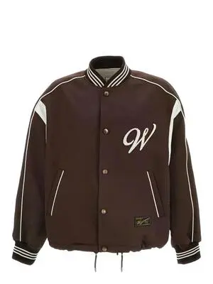 WOOYOUNGMI Buttoned Bomber Jacket - Brown