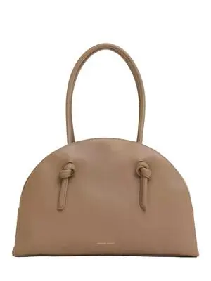 MANSUR GAVRIEL Fortuna Knotted Bowling Bag - Neutrals