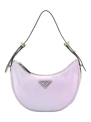 Prada Arque Half Moon Small Hobo Bag - Purple