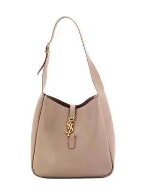 Saint Laurent Le 5 A 7 Supple Small Hobo Bag - Neutrals