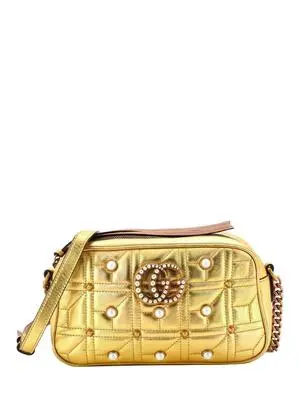 GUCCI GG Marmont Embellished Shoulder Bag