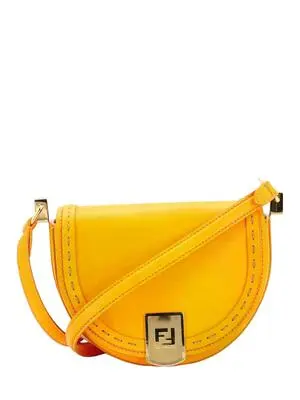 Fendi Moonlight Flap Crossbody Bag - Orange