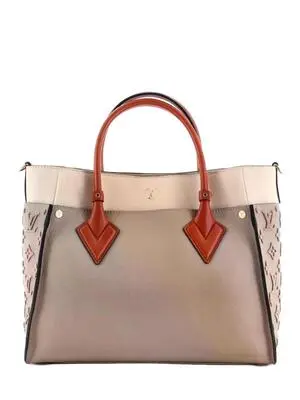 LOUIS VUITTON On My Side Monogram Tuffetage Leather Mm Tote Bag - Neutrals