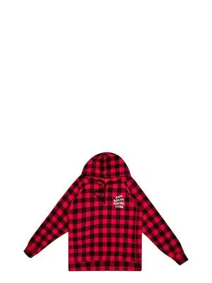 ANTI SOCIAL SOCIAL CLUB Crossed Out Hoodie - Red