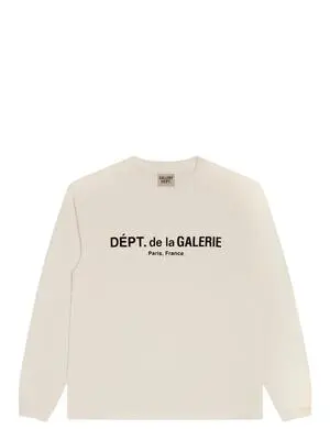 GALLERY DEPT. French Logo Long-sleeve Tee - Cream
