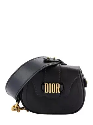 Dior D-fence Saddle Mini Crossbody Bag - Black