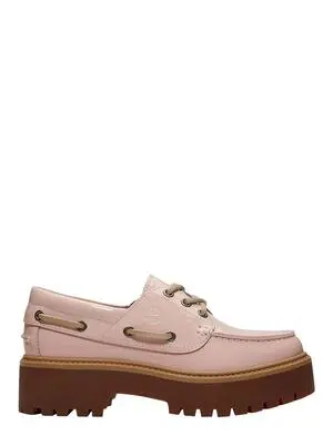 Timberland Stone Street Platform Boat Shoe Pink
