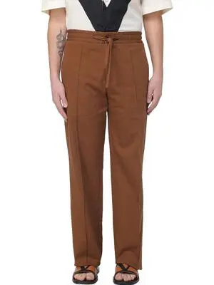 Valentino Garavani Gabardine Drawstring Trousers - Brown