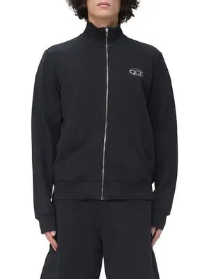 DIESEL Full Zip Sweatshirt - Black