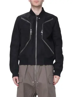 Rick Owens Cotton Bomber Jacket - Black