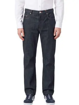 A.p.c. Fairfax Straight Fit Cotton Jeans - Blue