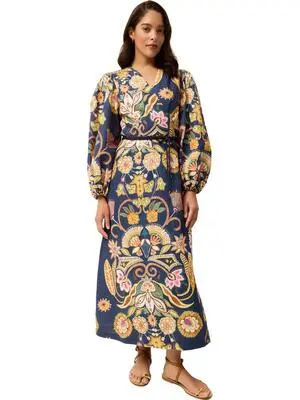 MARIE OLIVER Everette Wrap Midi Dress