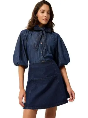 MARIE OLIVER Navi Top - Chambray