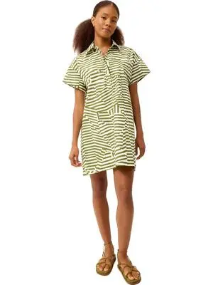 MARIE OLIVER Striped Cotton Dress - Brolly