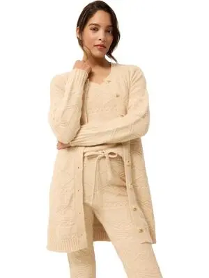 MARIE OLIVER Becky Cardigan - Oatmeal