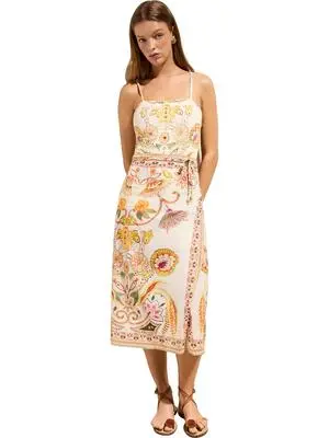 MARIE OLIVER Sunnie Floral Wrap Skirt - Botanical