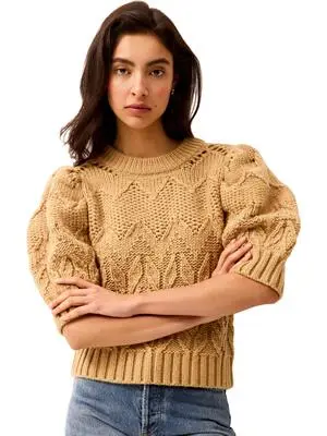 MARIE OLIVER Vayda Cable Knit Sweater