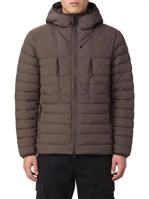Stone Island STONE ISLAND Quilted Hooded Down Jacket Grey