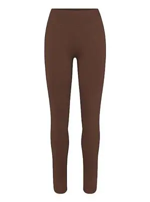 NIKESKIMS Matte 26-inch Workout Leggings - Dark Sepia