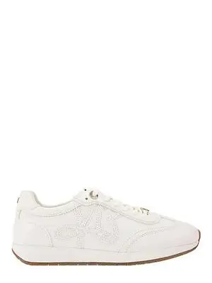 Kurt Geiger Lala Leather Trainers - White
