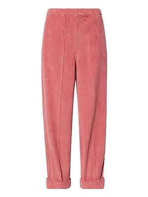 American Vintage Padow Corduroy Cotton Trousers - Bois De Rose Vintage