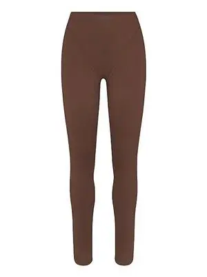NIKESKIMS Matte V-panel Workout Leggings S Dark Sepia