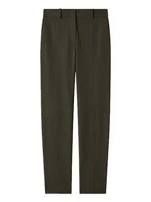JOSEPH Slim-leg Stretch-woven Trousers - Palm Leaf