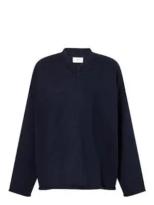 Dissh Cotton-wool Knit Jumper - Navy
