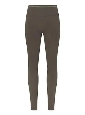 NIKESKIMS Ribbed Seamless 26-inch Leggings - Dusty Oakmoss/dune