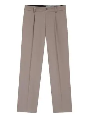 Hugo Modern-fit Stretch Twill Trousers - Light Brown