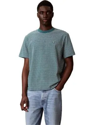 Calvin Klein Stripe Relaxed T-shirt - Vineyard