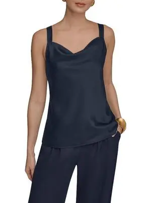 Donna Karan New York Cowl Neck Camisole - Nightfall