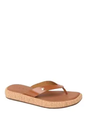Reef Sunset Low Maya Flip Flop Brown/tan