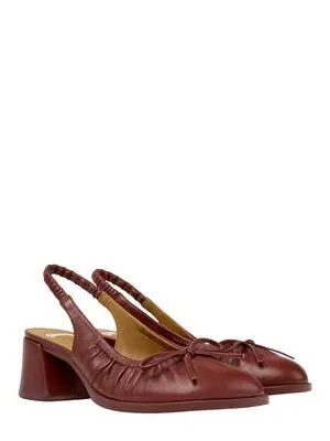 Camper Kora Slingback Pump - Burgundy