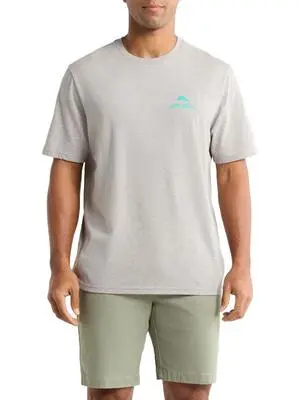 Tommy Bahama Total Ship Show Graphic T-shirt - Grey Heather