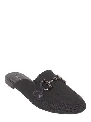 Tahari Augustine Bit Loafer Mule - Black/black