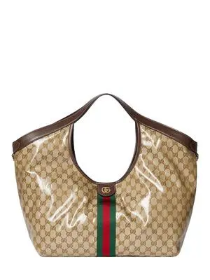 Gucci Giglio Large Tote Bag Beige