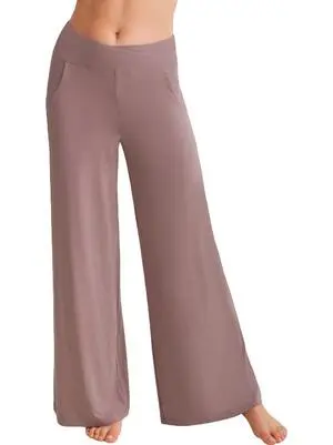 Fleur't Wide Leg Lounge Pants Cappuccino