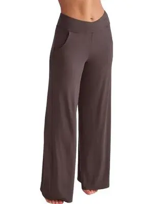 Fleur't Wide Leg Lounge Pants Espresso
