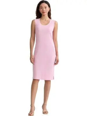 Ming Wang Sleeveless Knit Sheath Dress - Perfect Pink
