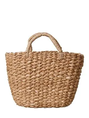 KUBO Seagrass Mini Woven Handbag - Natural