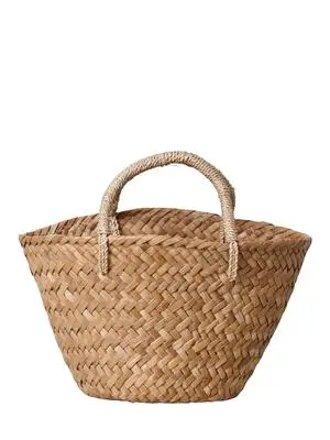 KUBO Palma Mini Woven Handbag - Natural