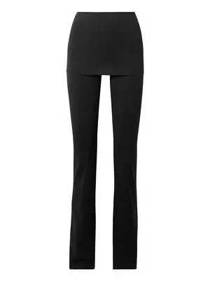 SKIMS Foldover Slim Flare Legging - Black