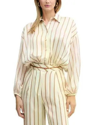SIMONA CORSELLINI Striped Shirt - Neutrals