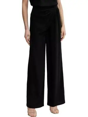 SIMONA CORSELLINI Wide Leg Trousers - Black