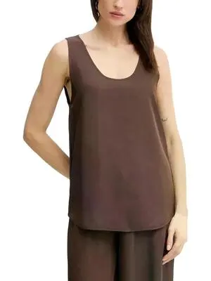 SIMONA CORSELLINI Sleeveless Top - Brown