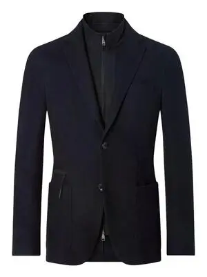 Zegna Flap-pocket Blazer - Blue