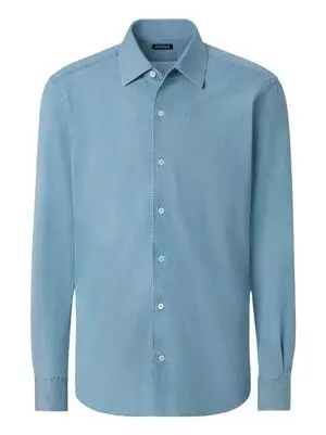 Zegna Button-up Shirt - Blue