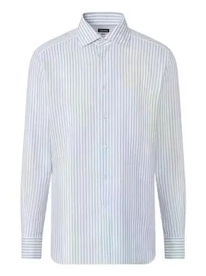 Zegna Striped Shirt - White