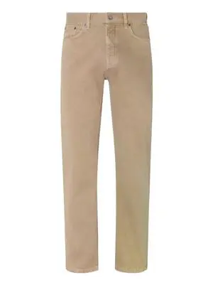 Zegna Roccia Cotton Trousers - Neutrals
